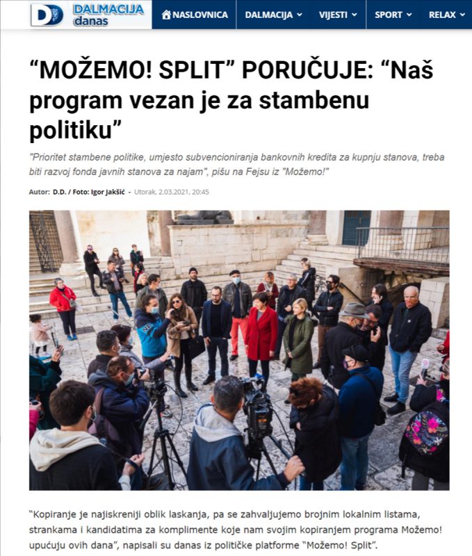 Početna - Možemo! Split